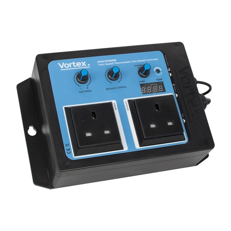 Vortex Twin Speed Thermostatic Fan Speed Controller - Safe Roots